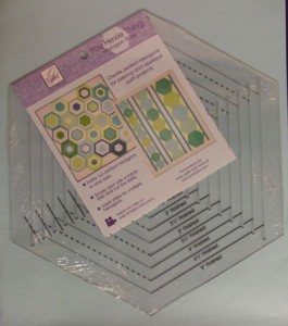 Hexagon ruler you hexie thing, june tailor jt-782 | Tombolo e Disegni