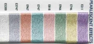 Mouline' light effects/pearlescent effects dmc | Tombolo e Disegni