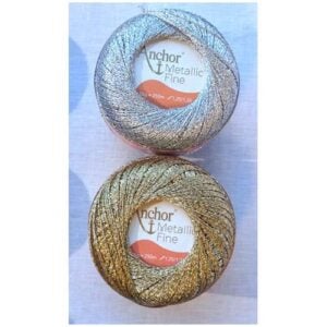 Anchor metallic fine oro oppure argento gomitoli gr 25/250 mt | Tombolo ...